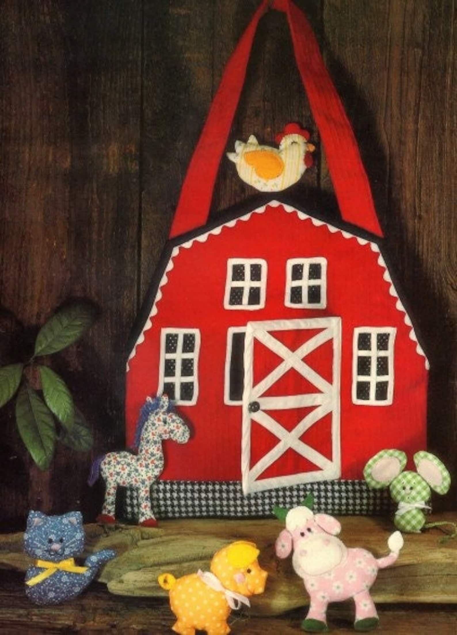 Vintage Sewing Pattern Barn Yard Animals Plush Stuffed Plush Toys PDF ...