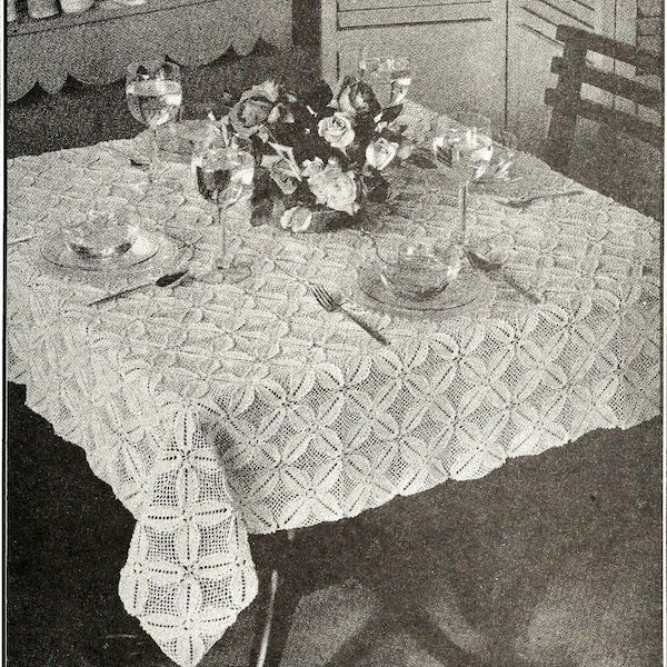 Granny Square Tablecloth - Etsy