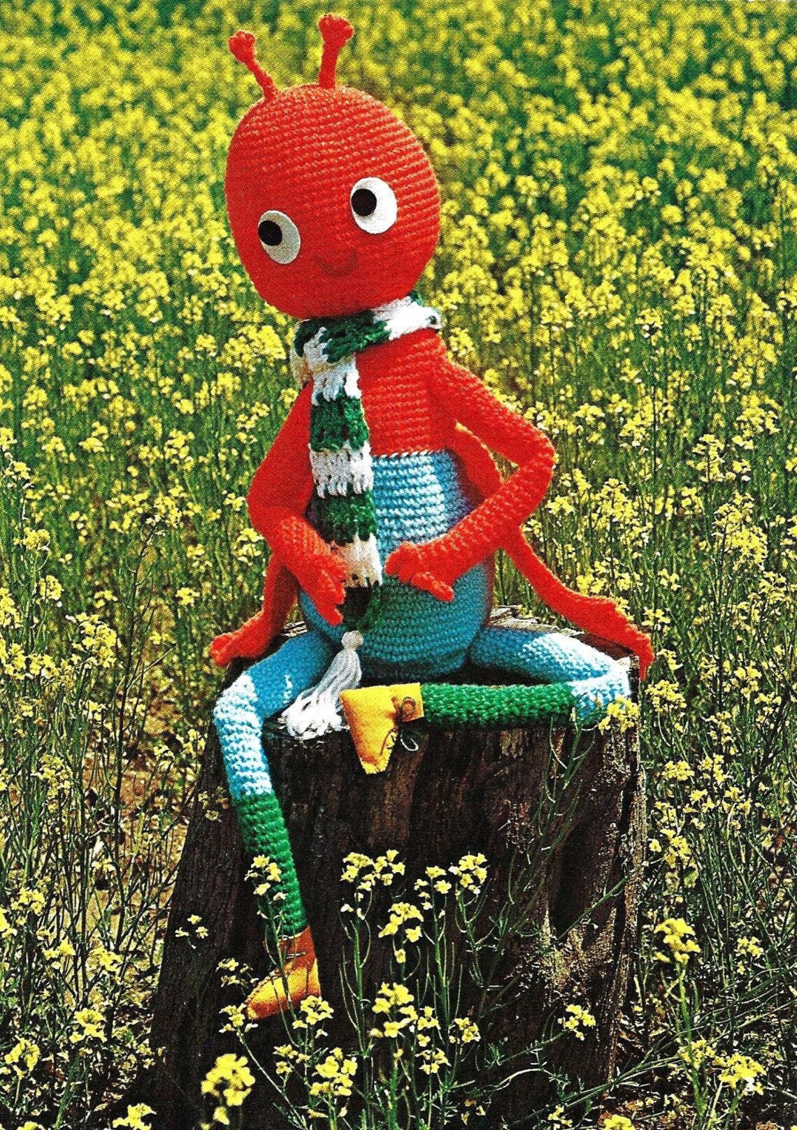 Vintage Crochet Pattern Amigurumi Cricket Doll Toy Stuffed | Etsy