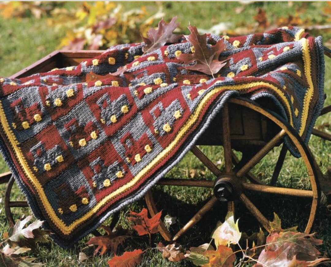 Vintage Afghan Knitting Pattern Dump Truck 4 Wheel Drive Toy Trucks ...