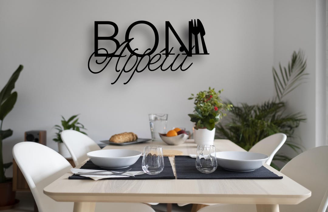 Guten Appetit I Bon Appétit | Essecke I Wanddeko I Wandtattoo I Küche I ...