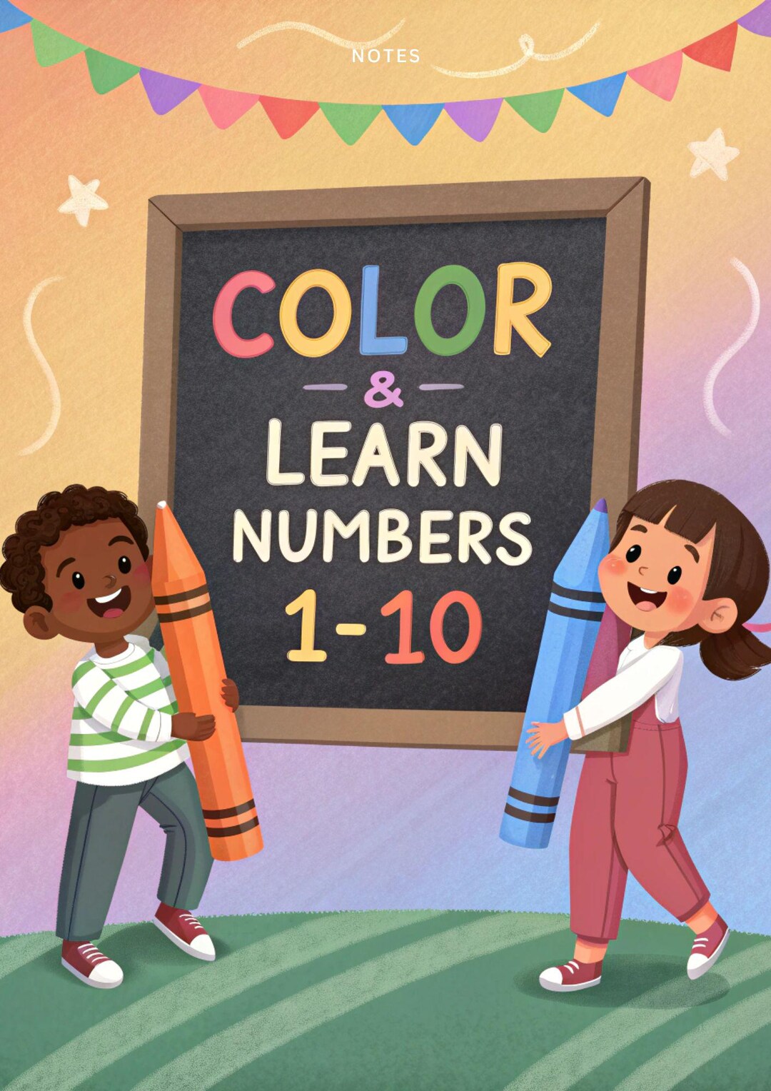Color Numbers for Kids - Etsy