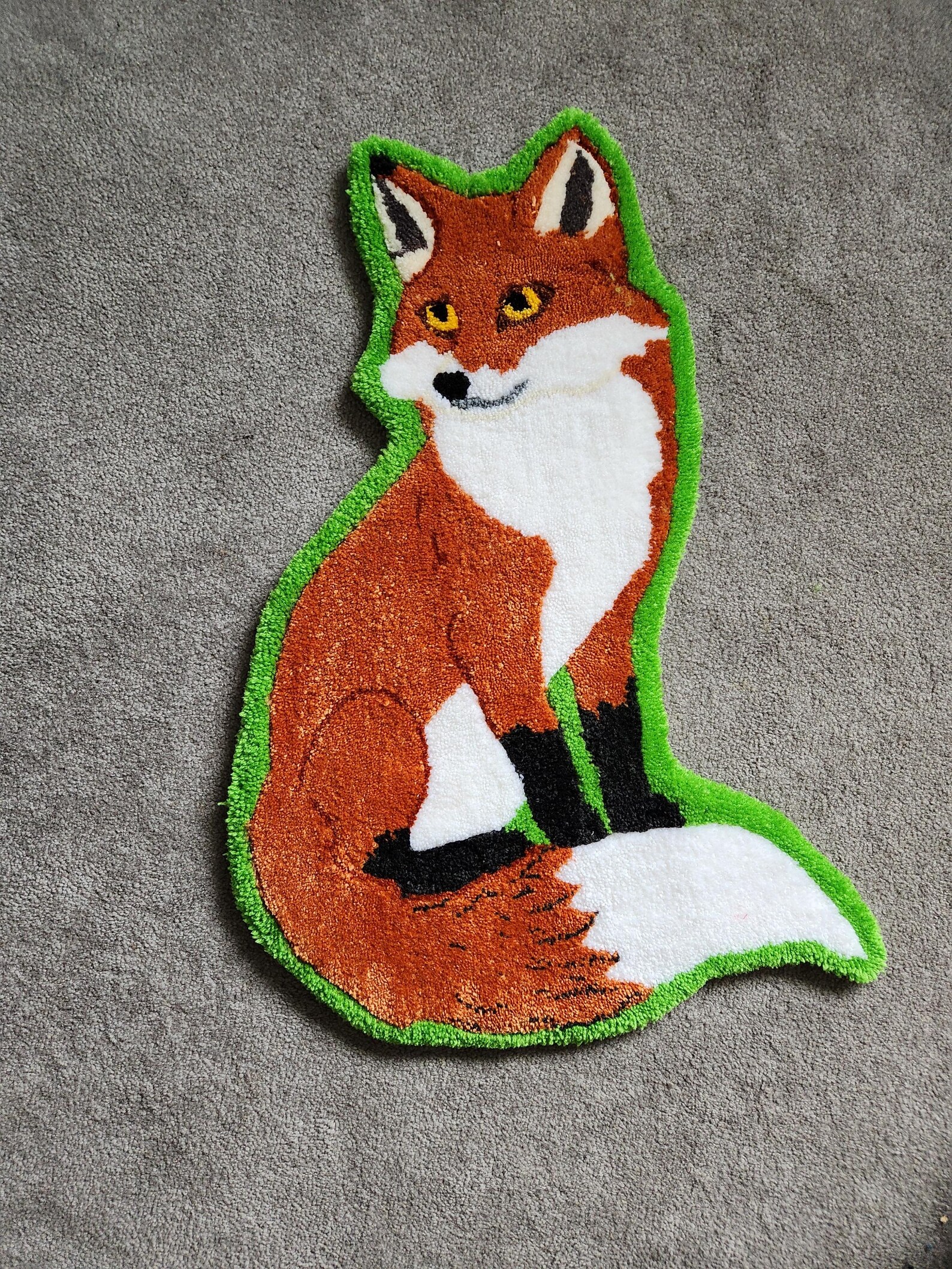Red Fox -tufted Wall Art - Etsy
