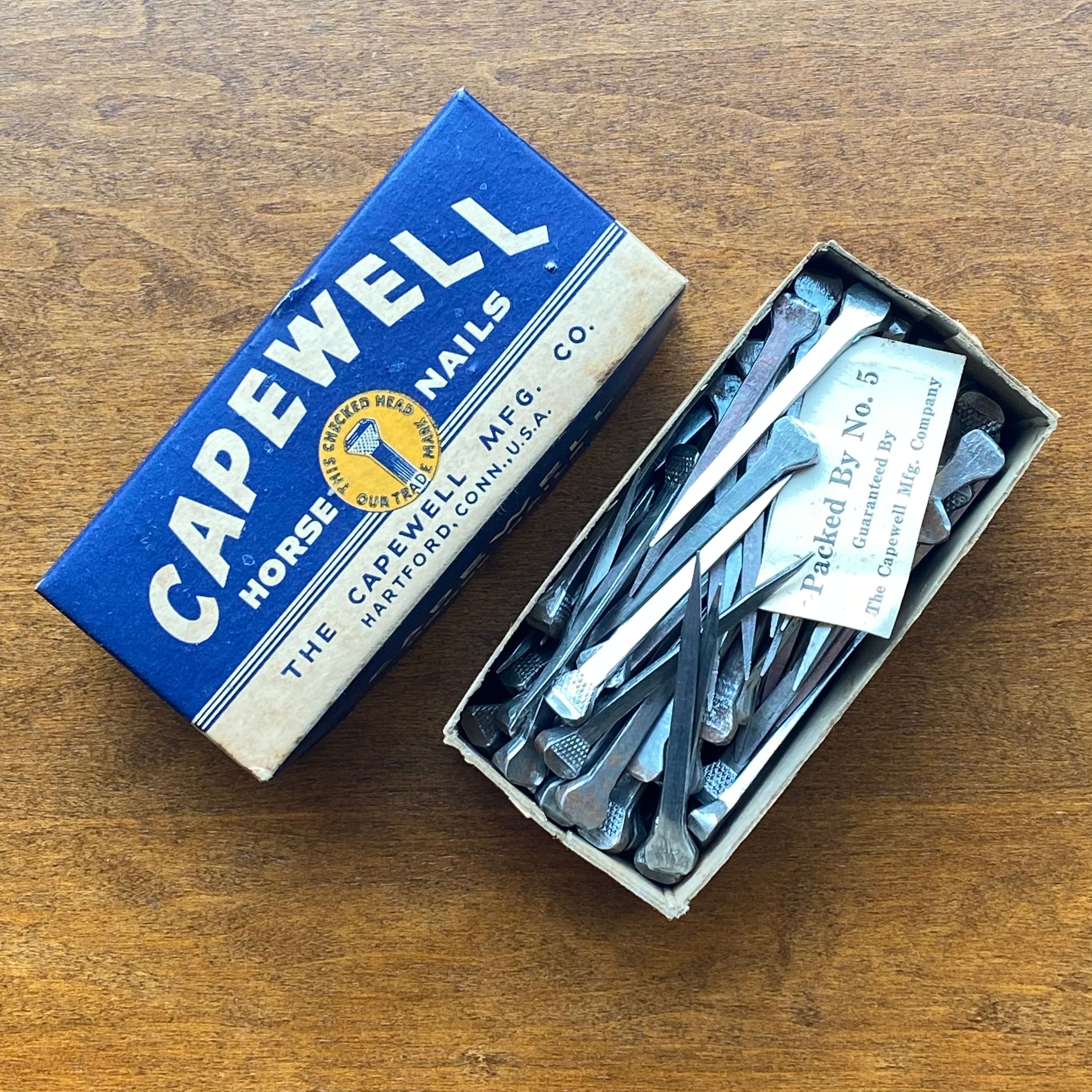 Vintage Capewell Horse Nails 1lb Pkg W/ Approx. 110 Nails New - Etsy