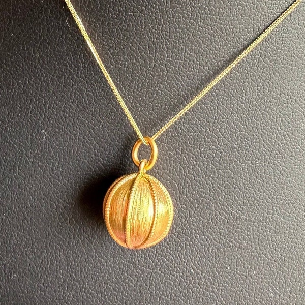 Yellow Ball Necklace - Etsy