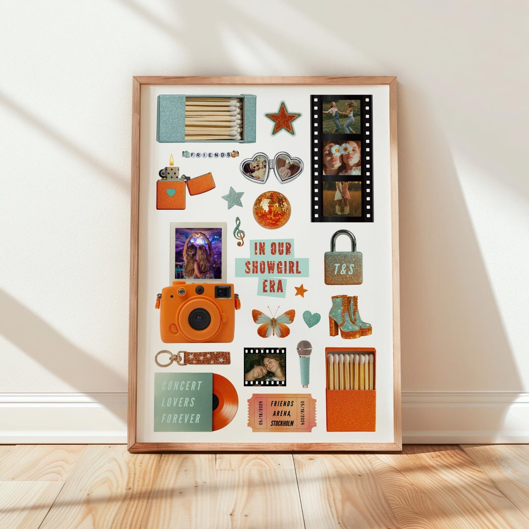 Editable Matchbox Template Canva – Showgirl Era Custom Matchbook Poster ...