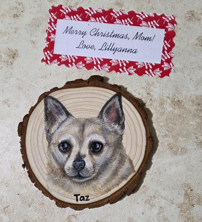 Handmade Custom Pet Portrait on Wood Block – Dog or Cat Painting From ...