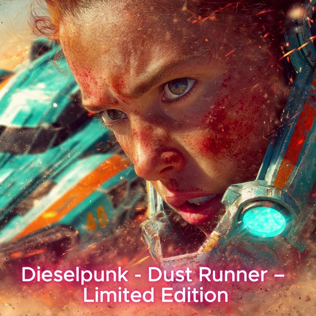 1 Dieselpunk Art, Character - the Dust Runner, Love of the Road ...