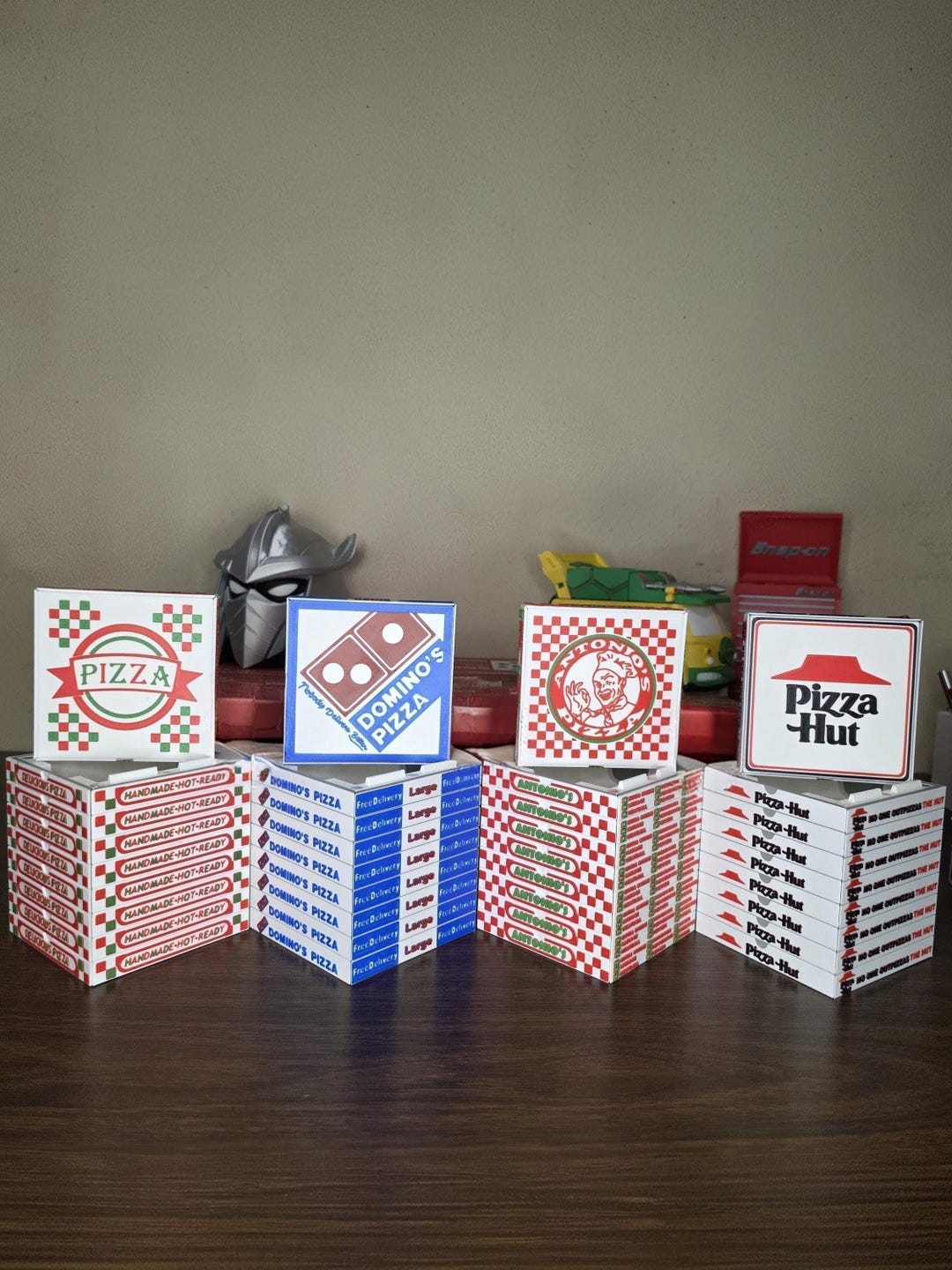 TMNT Pizza Box Deck Box | 3D Printed PLA Card Holder (sneakypanda ...