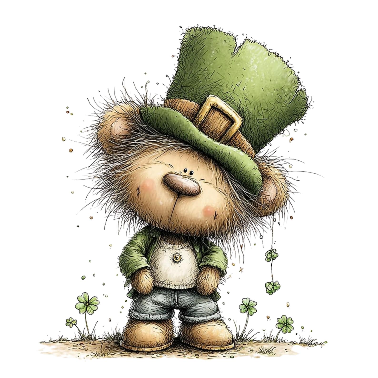 14 PNG St Patrick’s Day Teddy Bear Clipart - Cute Irish Teddy ...