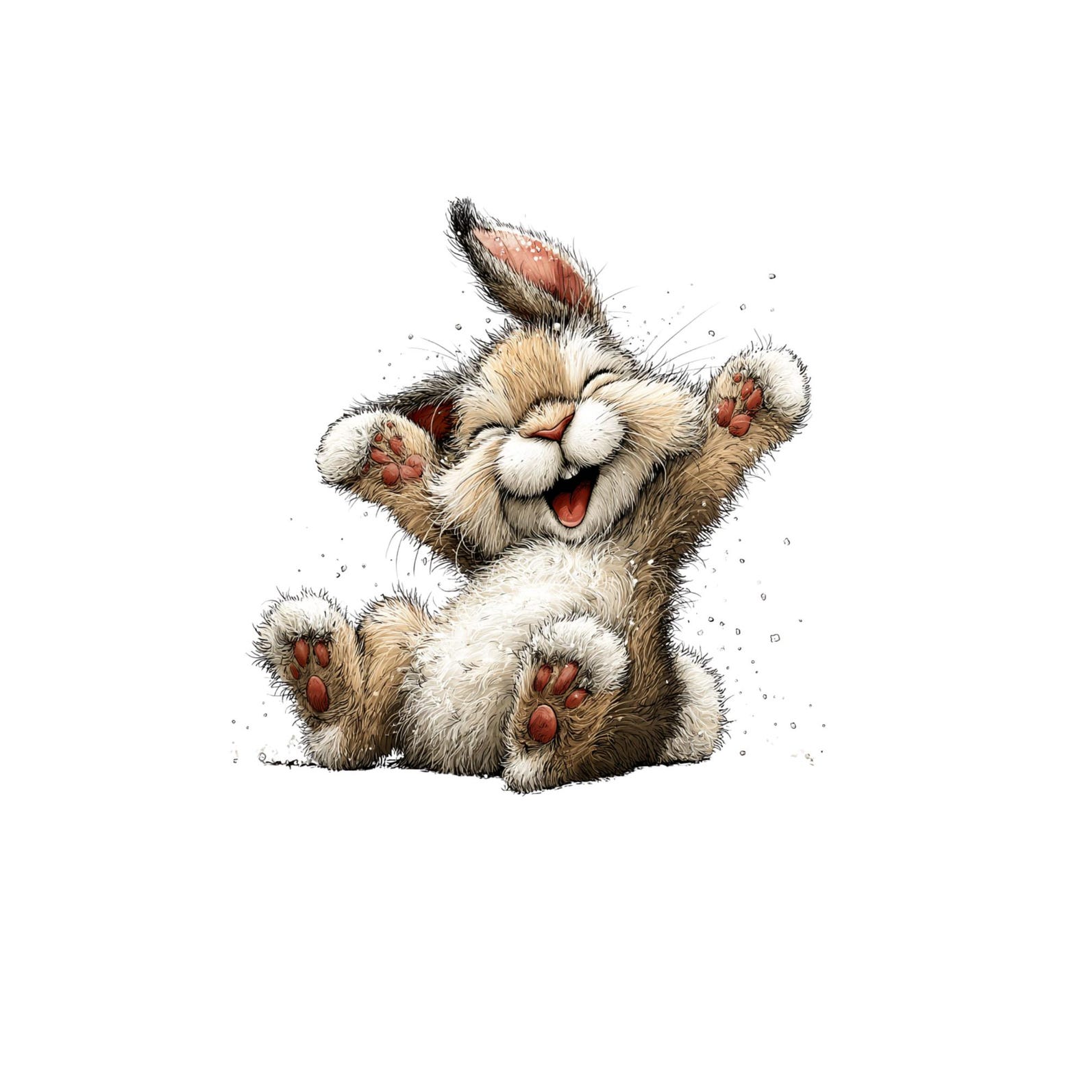 38 PNG Cute Bunny Clipart – Funny Rabbit Illustrations, Commercial Use ...
