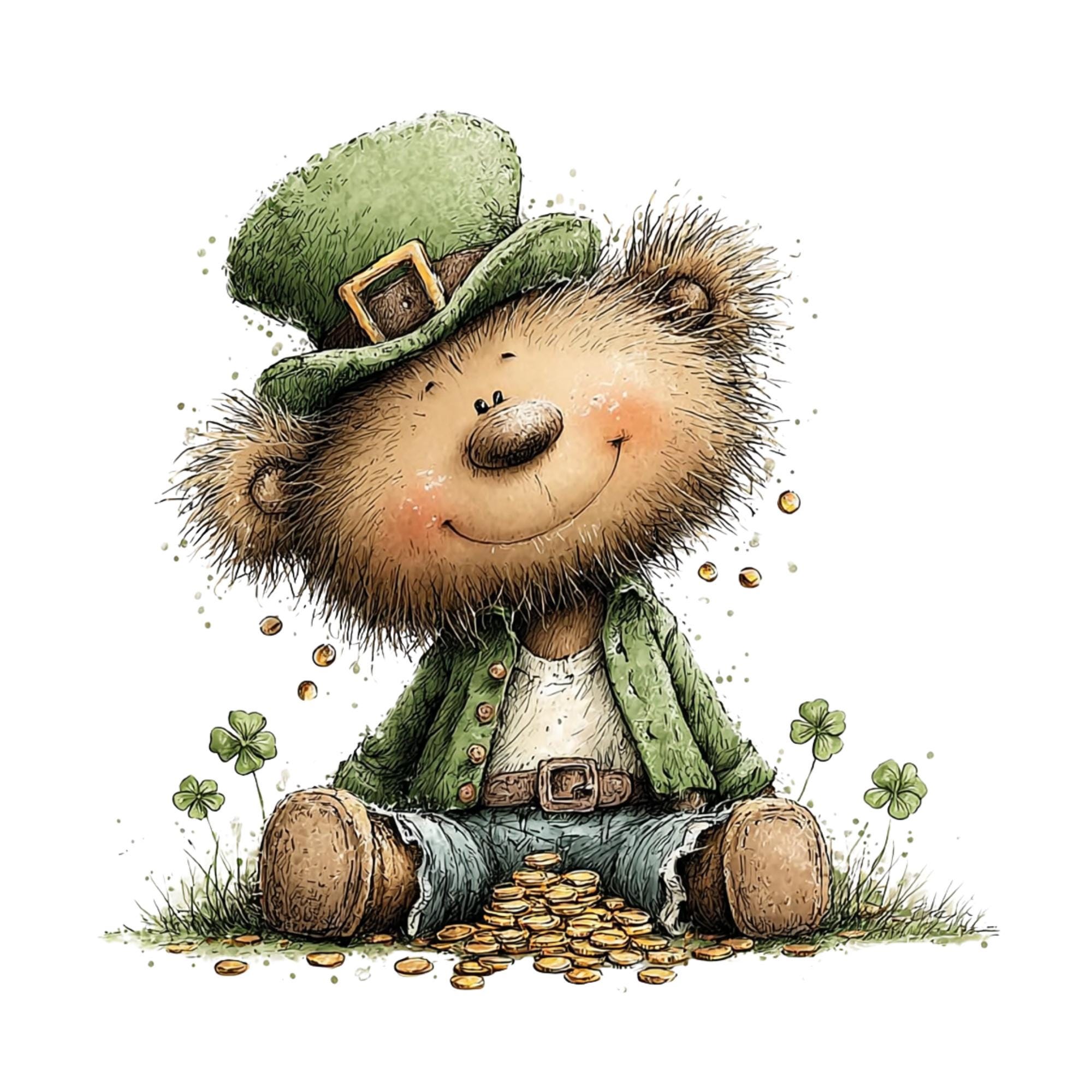 14 PNG St Patrick’s Day Teddy Bear Clipart - Cute Irish Teddy ...