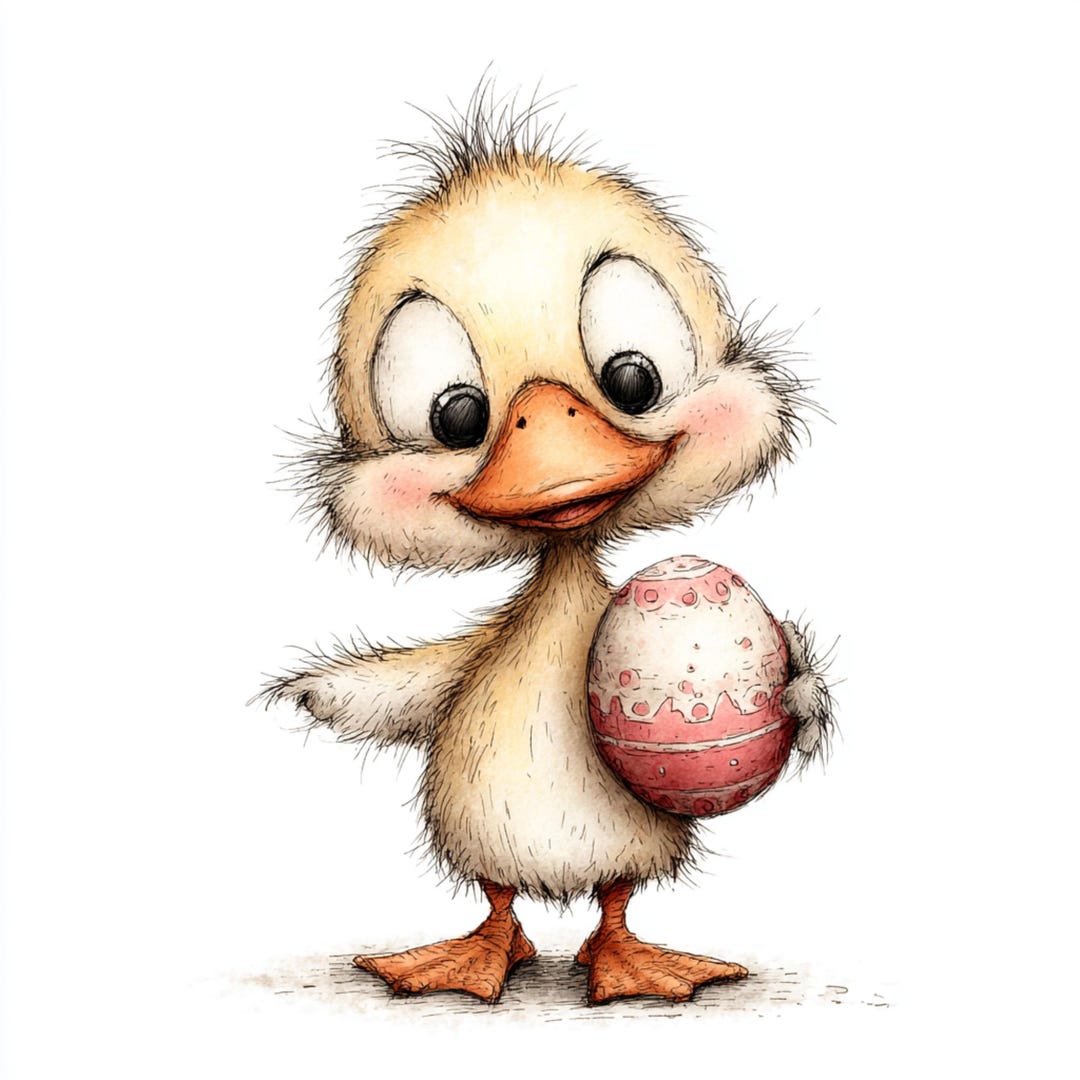 Easter Animals Clipart: Watercolor Spring Animals, Easter Graphics (38 ...