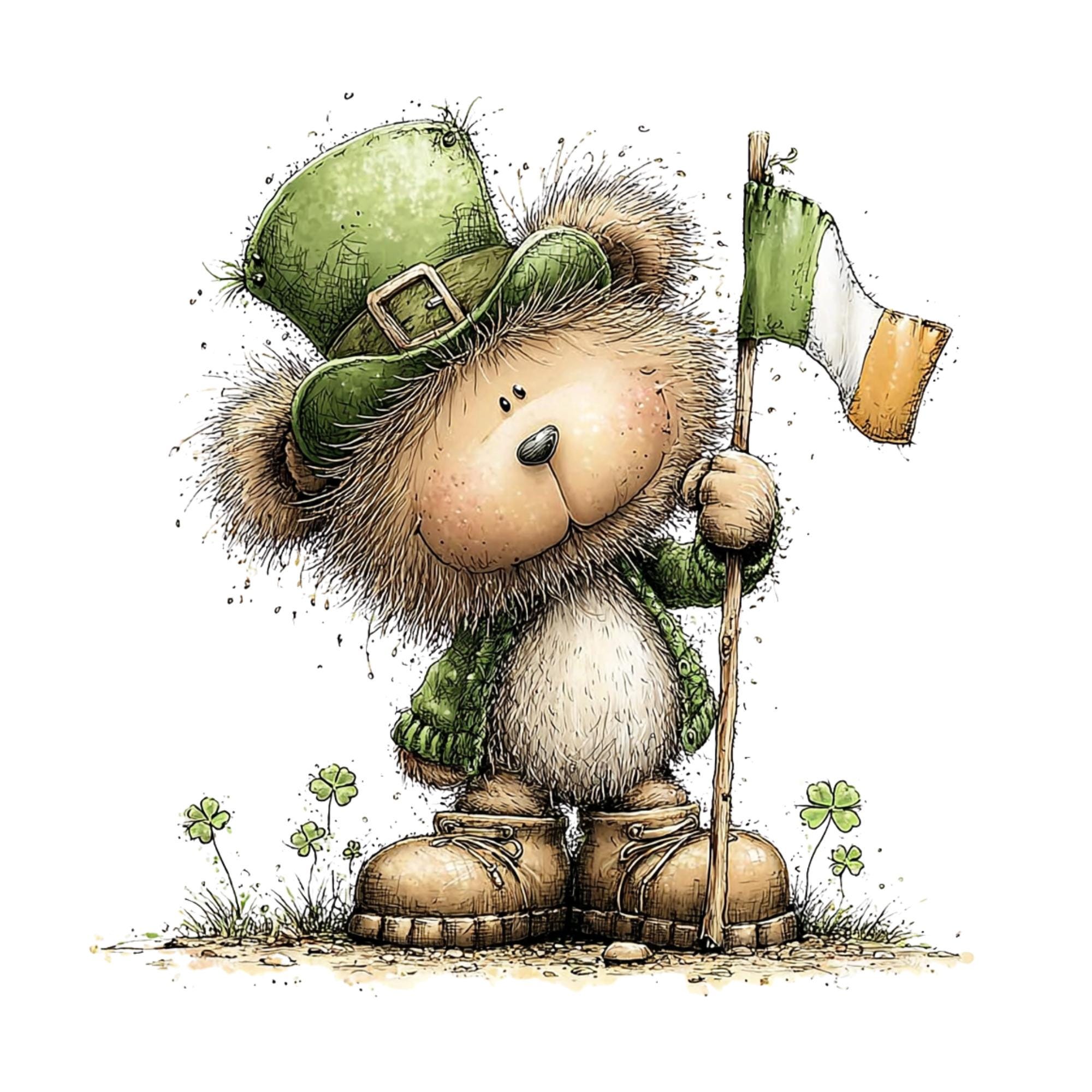 14 PNG St Patrick’s Day Teddy Bear Clipart - Cute Irish Teddy ...
