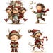 Christmas Elf Clipart: Festive Holiday Graphics (digital Download - 28 ...