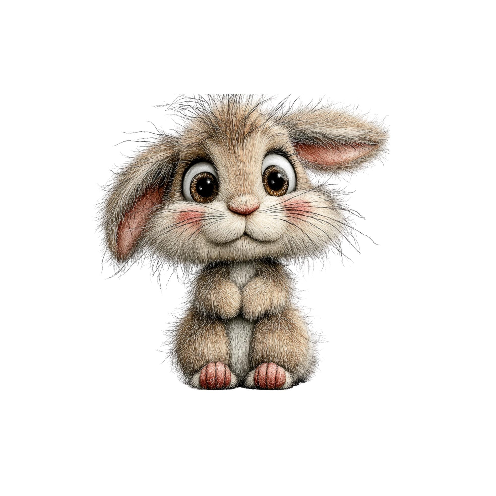 38 PNG Cute Bunny Clipart – Funny Rabbit Illustrations, Commercial Use ...