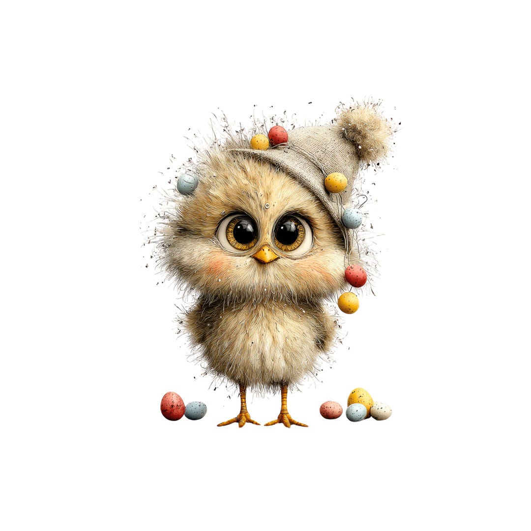 24 PNG Easter Chicken Clipart – Cute Spring Chickens, Farm Animal ...