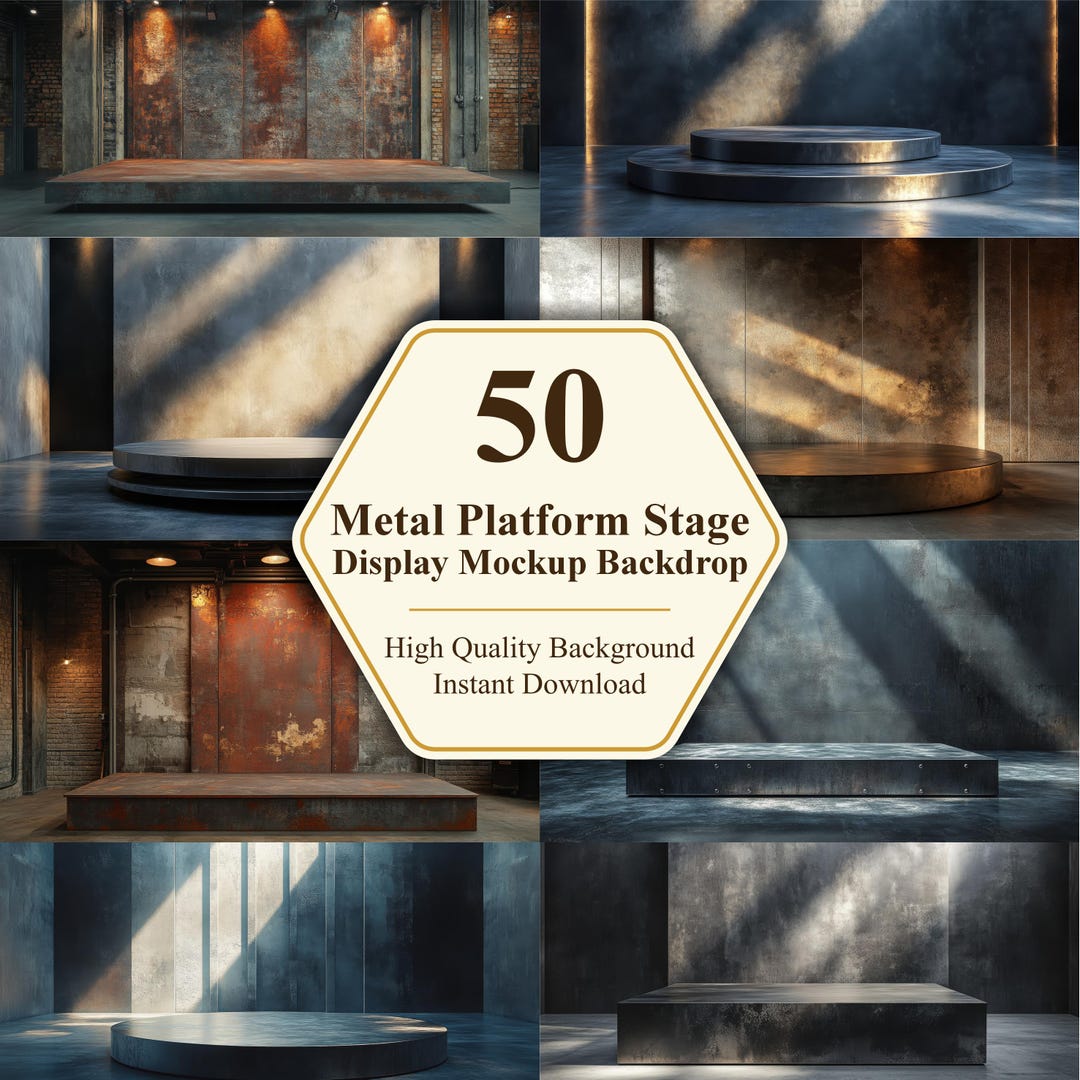 50 Metal Platform Stage Backgrounds for Industrial Product Display ...