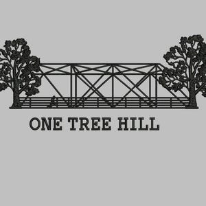 One Tree Hill Embroidery Design - Etsy
