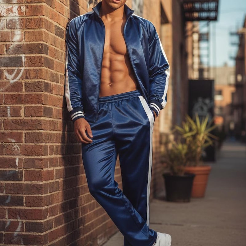 Satin Tracksuit - Etsy