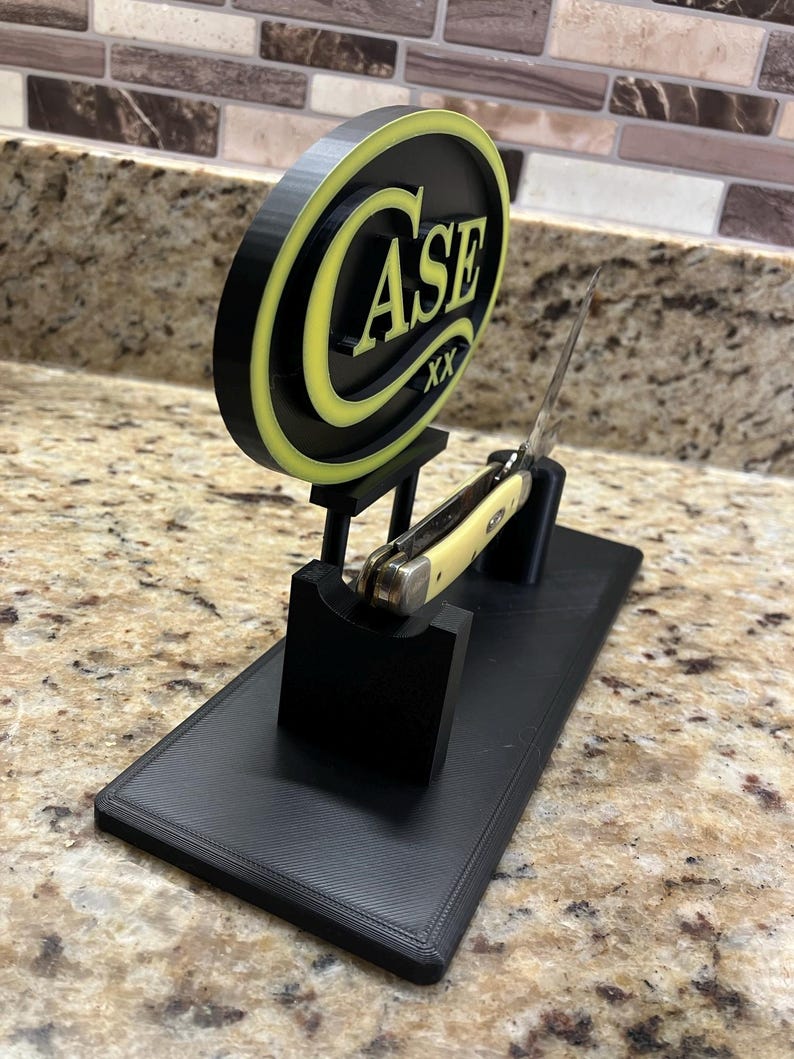 Case XX Knife Display Stand 3D Printed Holder Pocket Knives - Etsy
