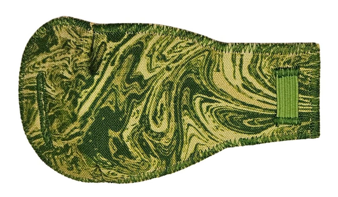 Adult Eye Patch ~ Green Swirls New Fabric ~ Double Vision Treatment ...
