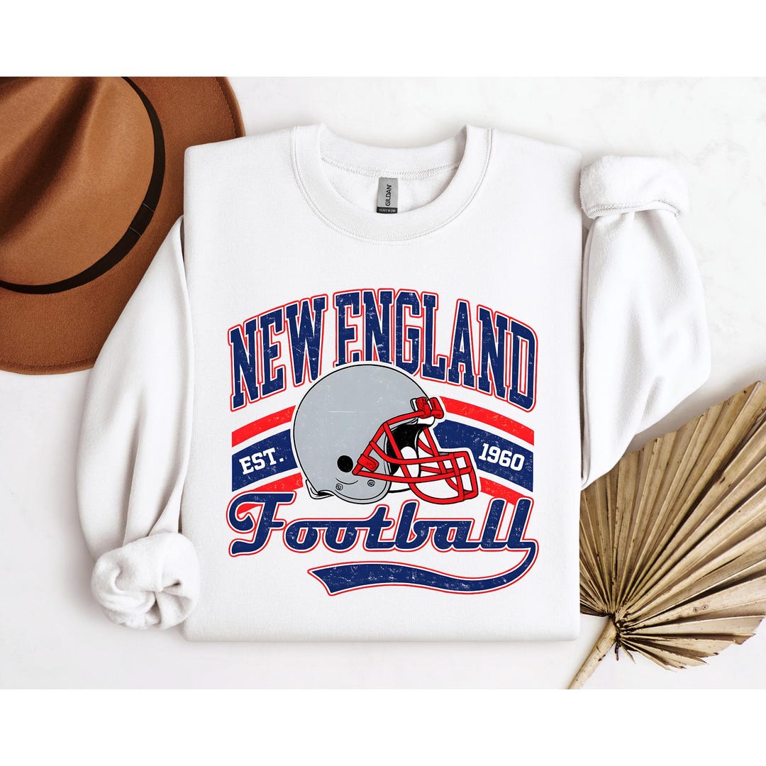 New England Football Vintage Style Sweatshirt,the Pats T-shirt,vintage ...