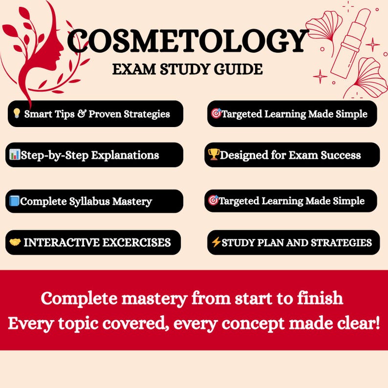 Cosmetology Exam 2026 | Cosmetology Guide | Cosmetology Book ...