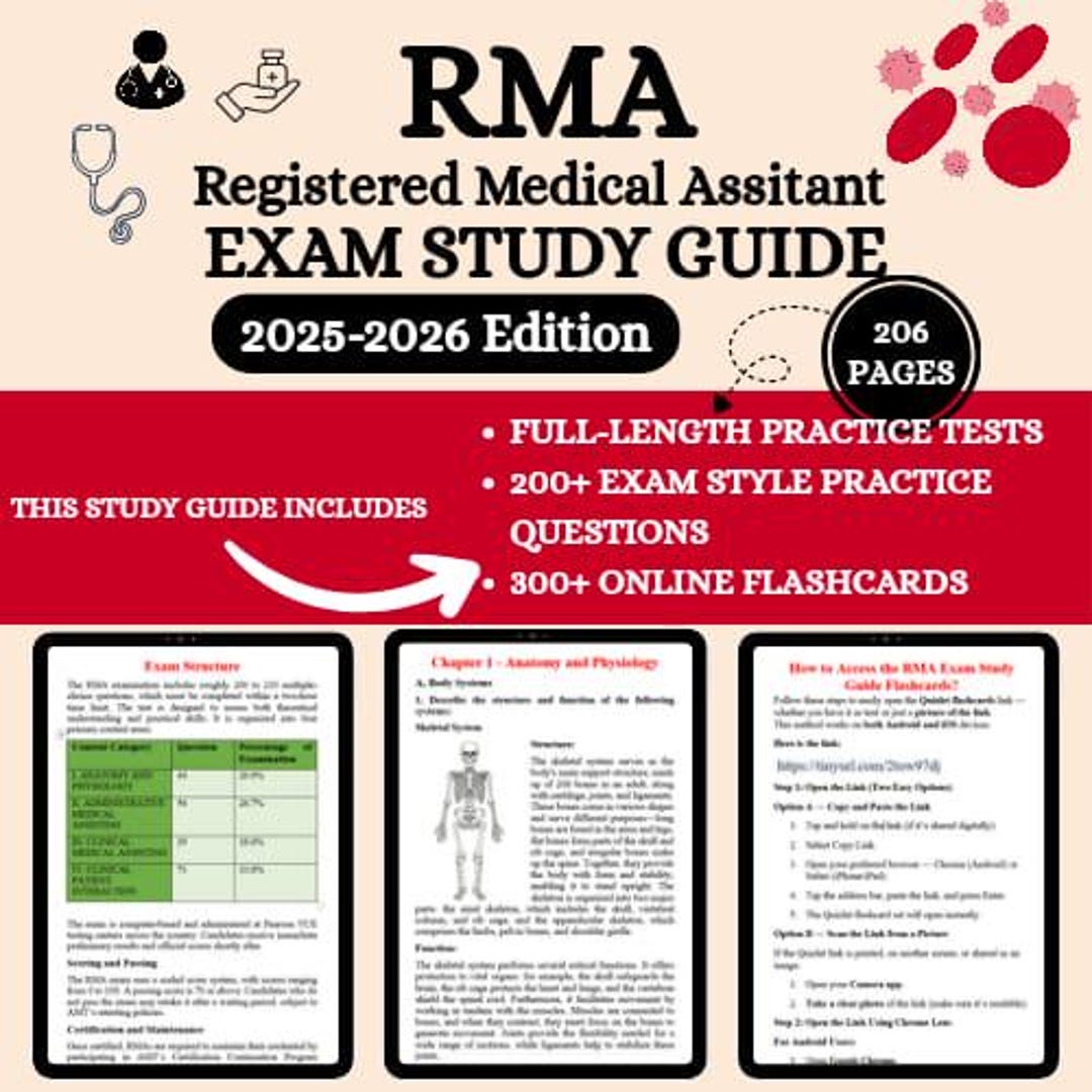 Rma Exam Review 2026 | Registerd Medical Assistant | Medical Assistant ...