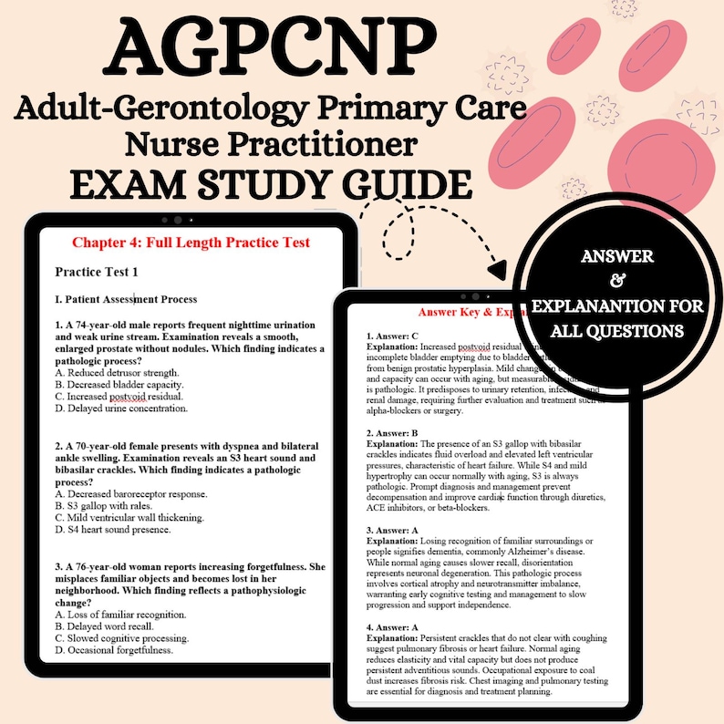 AGPCNP Study Guide 2025-2026 | AGPCNP Exam Prep | Adult Gerontology Np ...