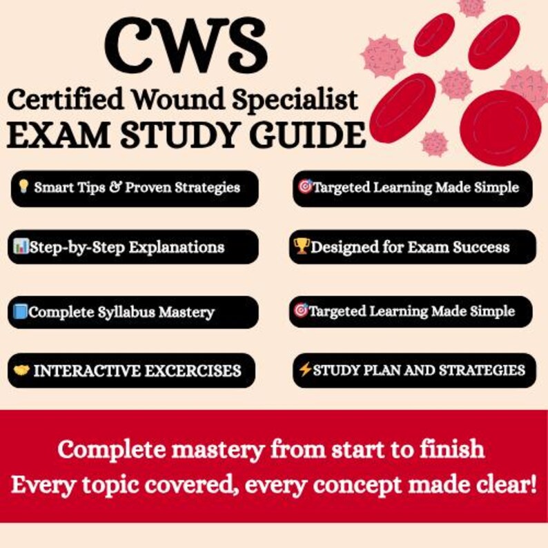 CWS Exam Study Guide 2025-2026 | CWS Exam Prep | Certified Wound ...