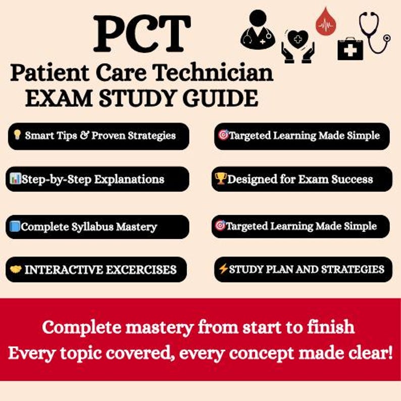PCT Exam 2026 | Patient Care Technician | Pct Patient Care Technician ...
