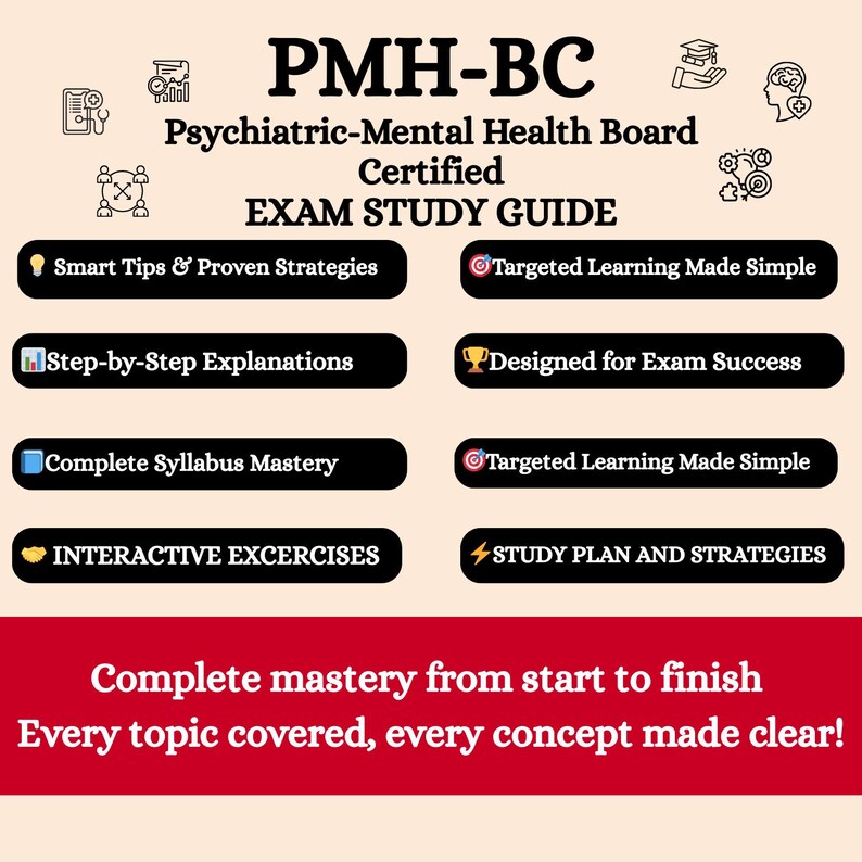 Pmh Bc Review 2026 | Pmh-bc Exam | Pmh Bc | Pmh-bc Ancc Study Guide ...