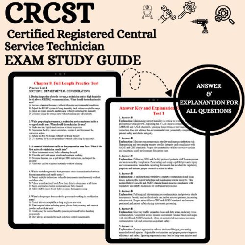 CRCST Exam 2025-2026 | CRCST Study Guide | Sterile Processing ...