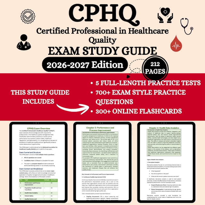 CPHQ Exam 2026 | CPHQ Study Guide | CPHQ Exam Prep | Certified ...
