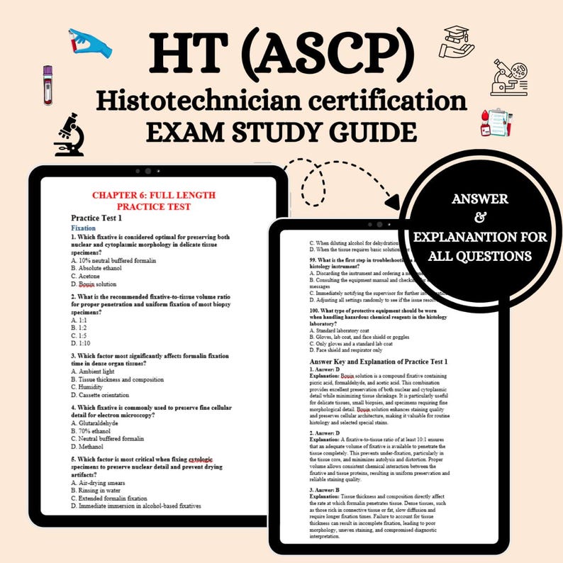 Ht Review 2026 | Ht Exam | Ht Study Guide | Ascp Ht Study | Ht Ascp ...