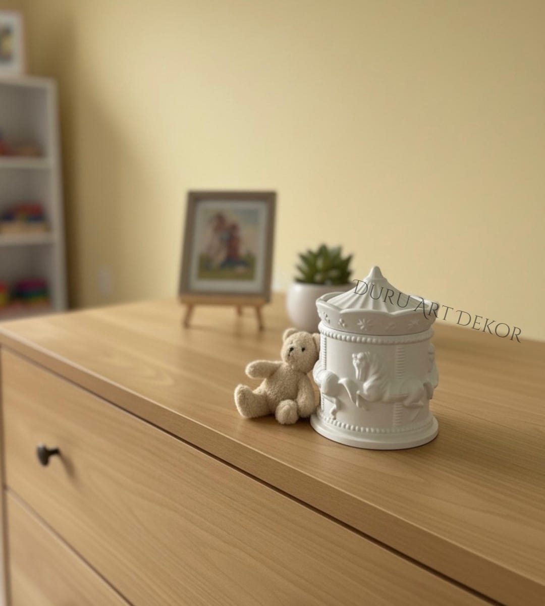 Handmade Carousel Decorative Stone Dust Box - Etsy