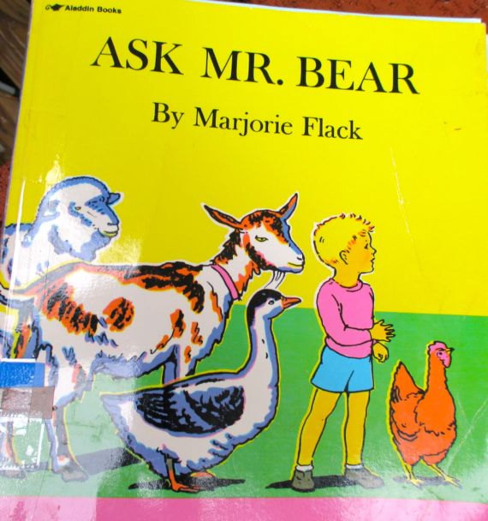 Child's Book Ask Mr. Bear Softcover Story by Marjorie Flack Vintage ...