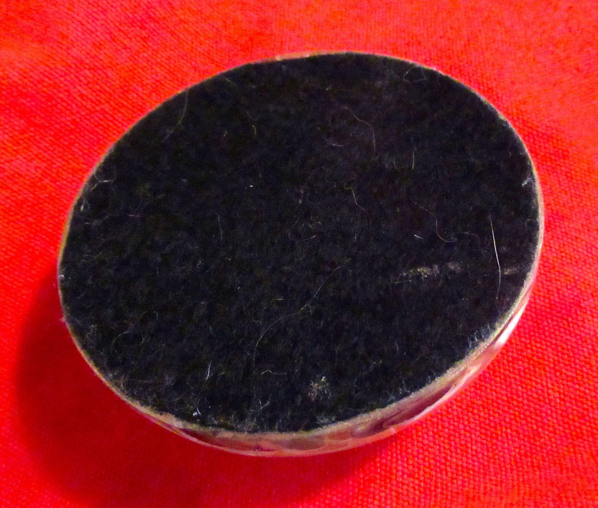 Sand Dollar Seashell Paperweight Round Dome Resin Acrylic Lucite Felt ...