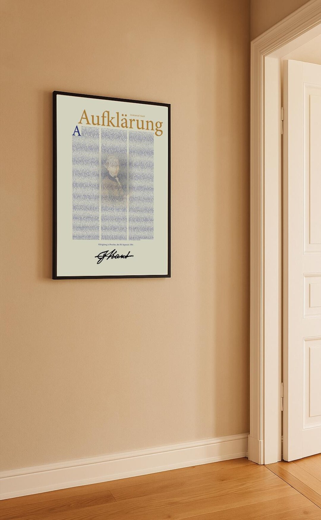 Kant – Enlightenment | Literature Poster | Typography Design ...