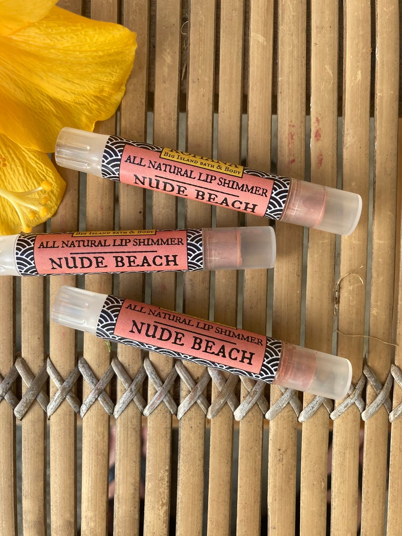 Nude Beach Lip Tint With Shimmer-made IN HAWAII - Etsy