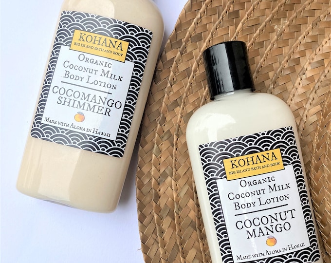Coconut Mango-organic Coconut Milk Body Lotion-made IN HAWAII - Etsy
