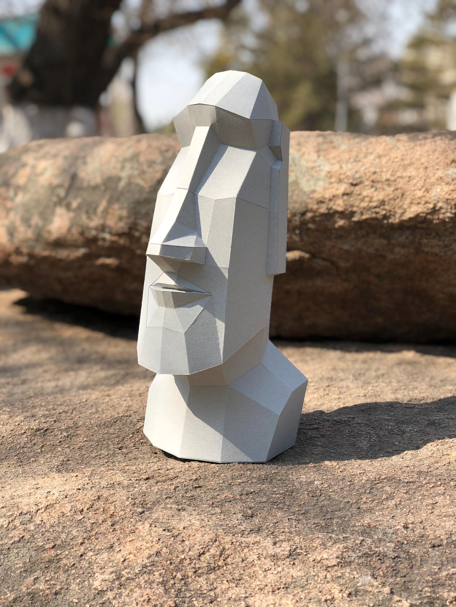 Papercraft 3D MOAI STONE STATUE Rapa Nui Easter Island Pepakura Pdf ...