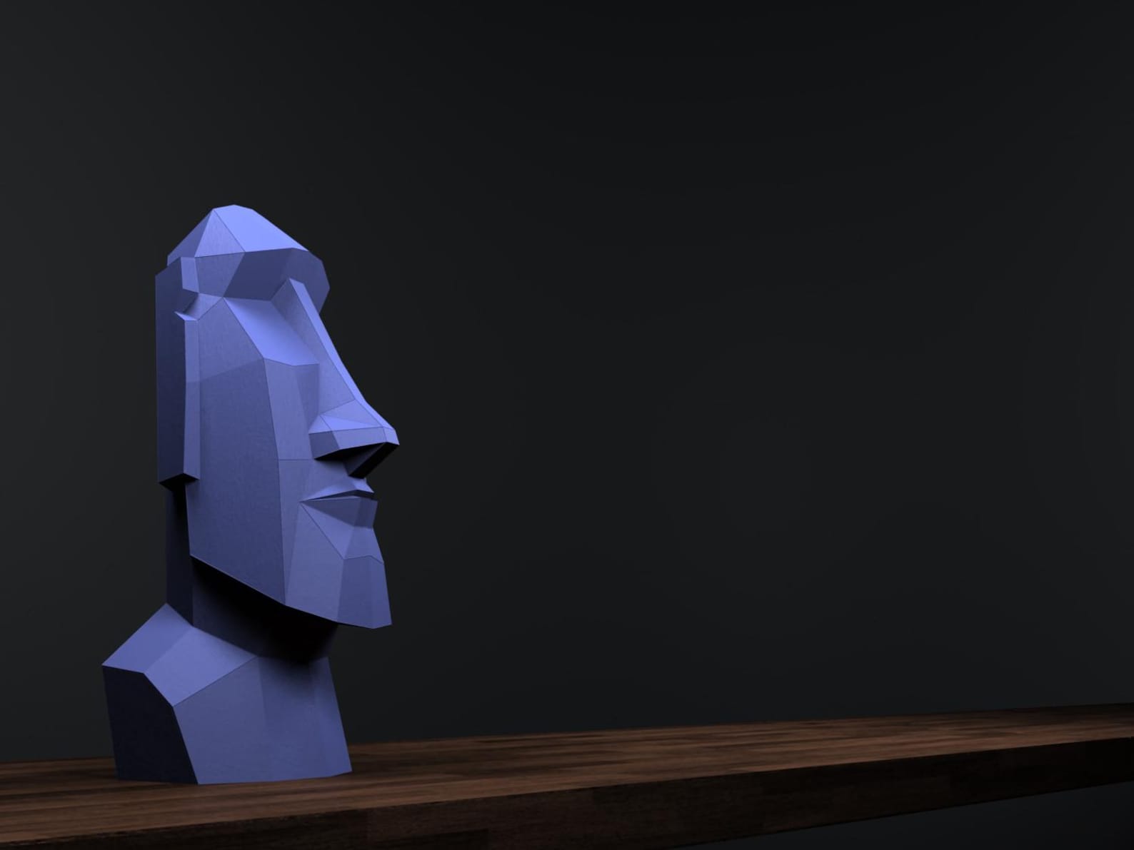 Papercraft 3D MOAI STONE STATUE Rapa Nui Easter Island Pepakura Pdf ...