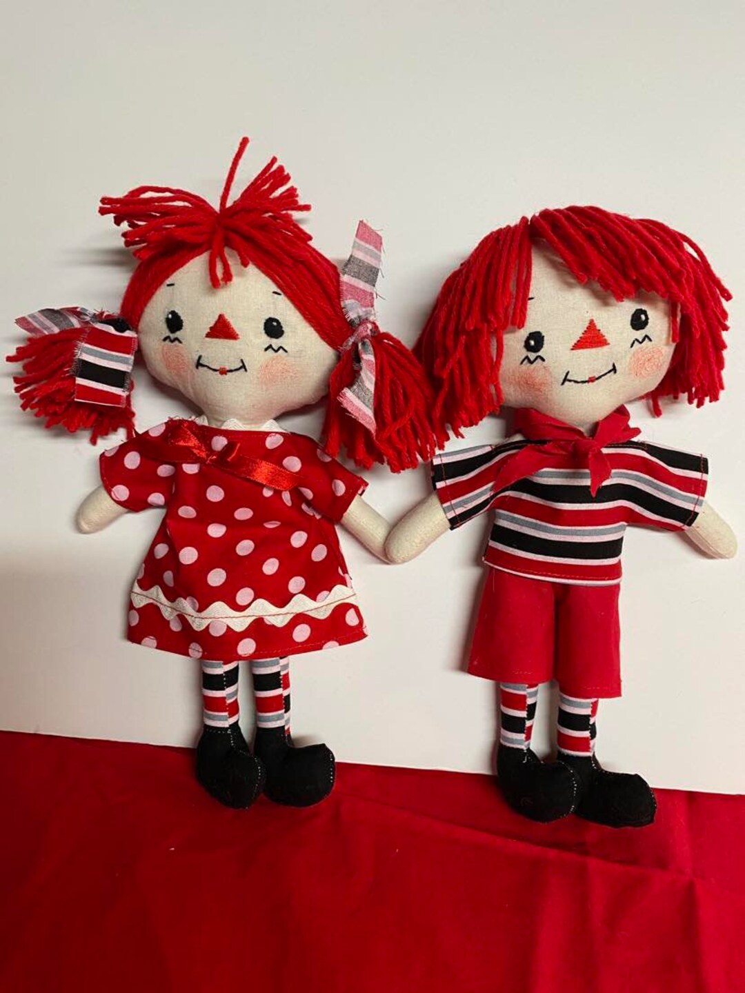 Raggedy Twin Brother and Sister Dolls. - Etsy