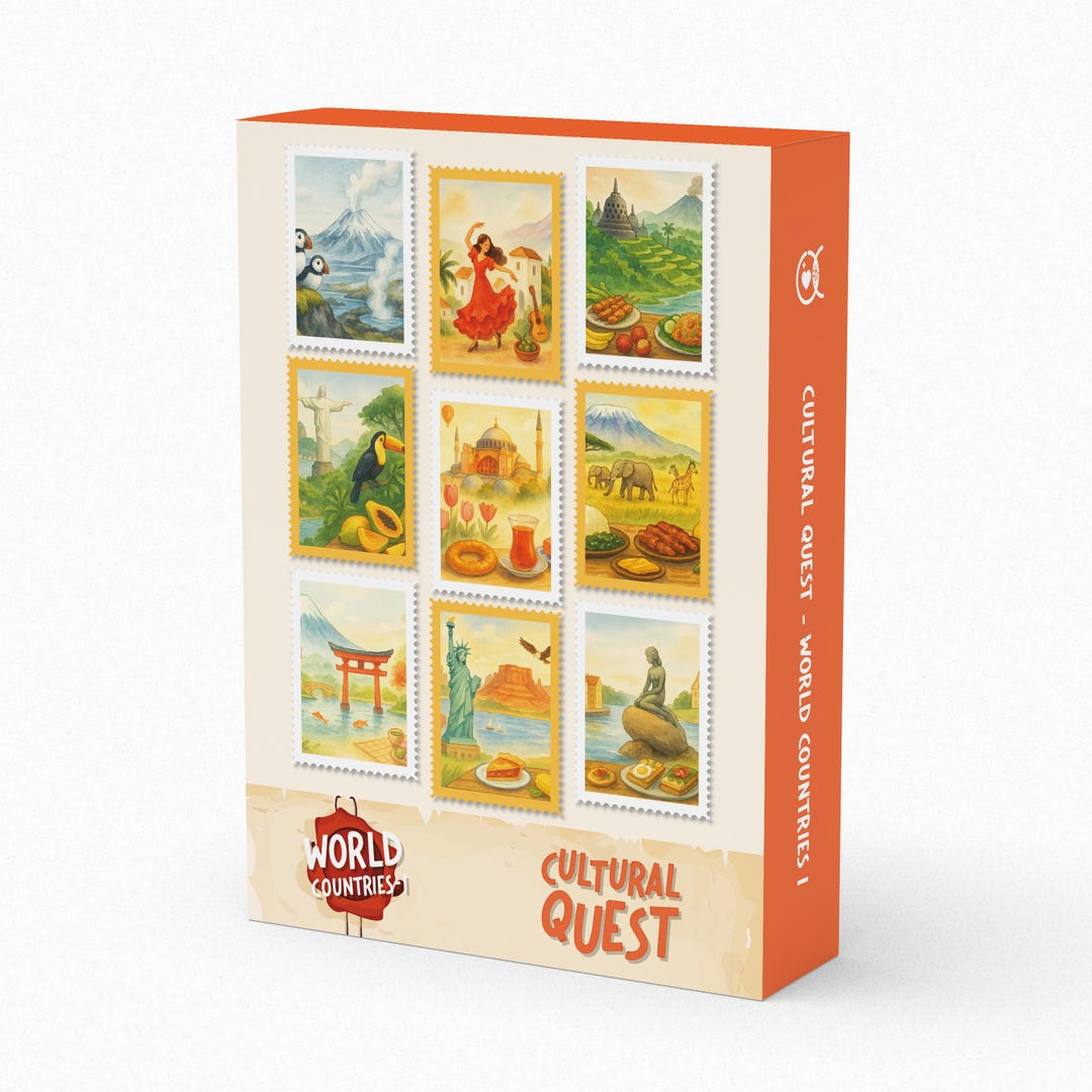 World Countries Geography Game Series 1 • Easy Level With 40 Popular ...