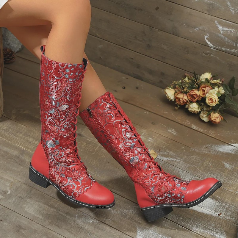 Leatherette Boots - Etsy Canada