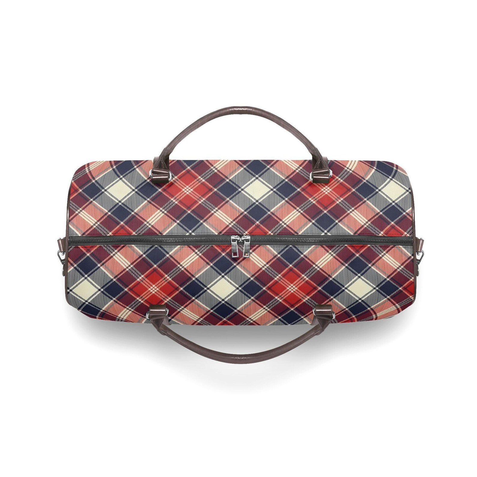 Plaid Duffle Bag: Classic Tartan Canvas Weekender - Etsy