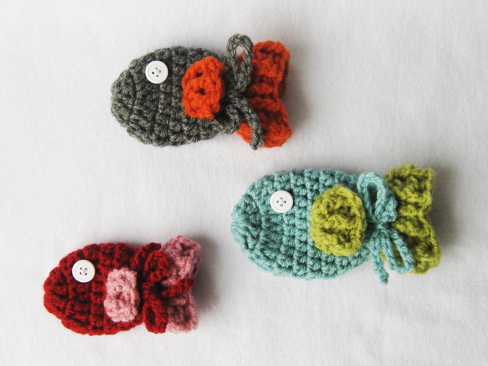Baby CROCHET PATTERN Baby Fish Mittens (3 Sizes Included From Newborn ...