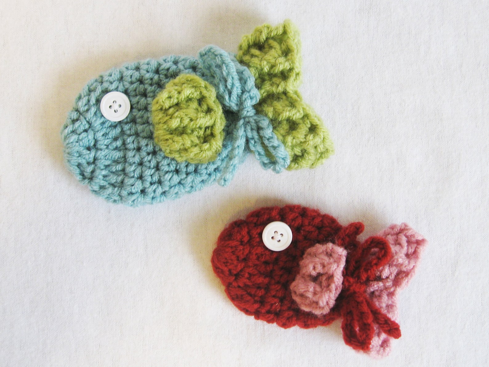 Baby CROCHET PATTERN Baby Fish Mittens 3 Sizes Included From | Etsy